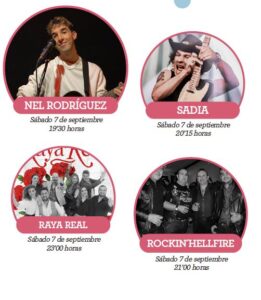 Rockin´Hellfire, Sadia, Nel Rodríguez y Raya Real. Ferias y Fiestas de ...